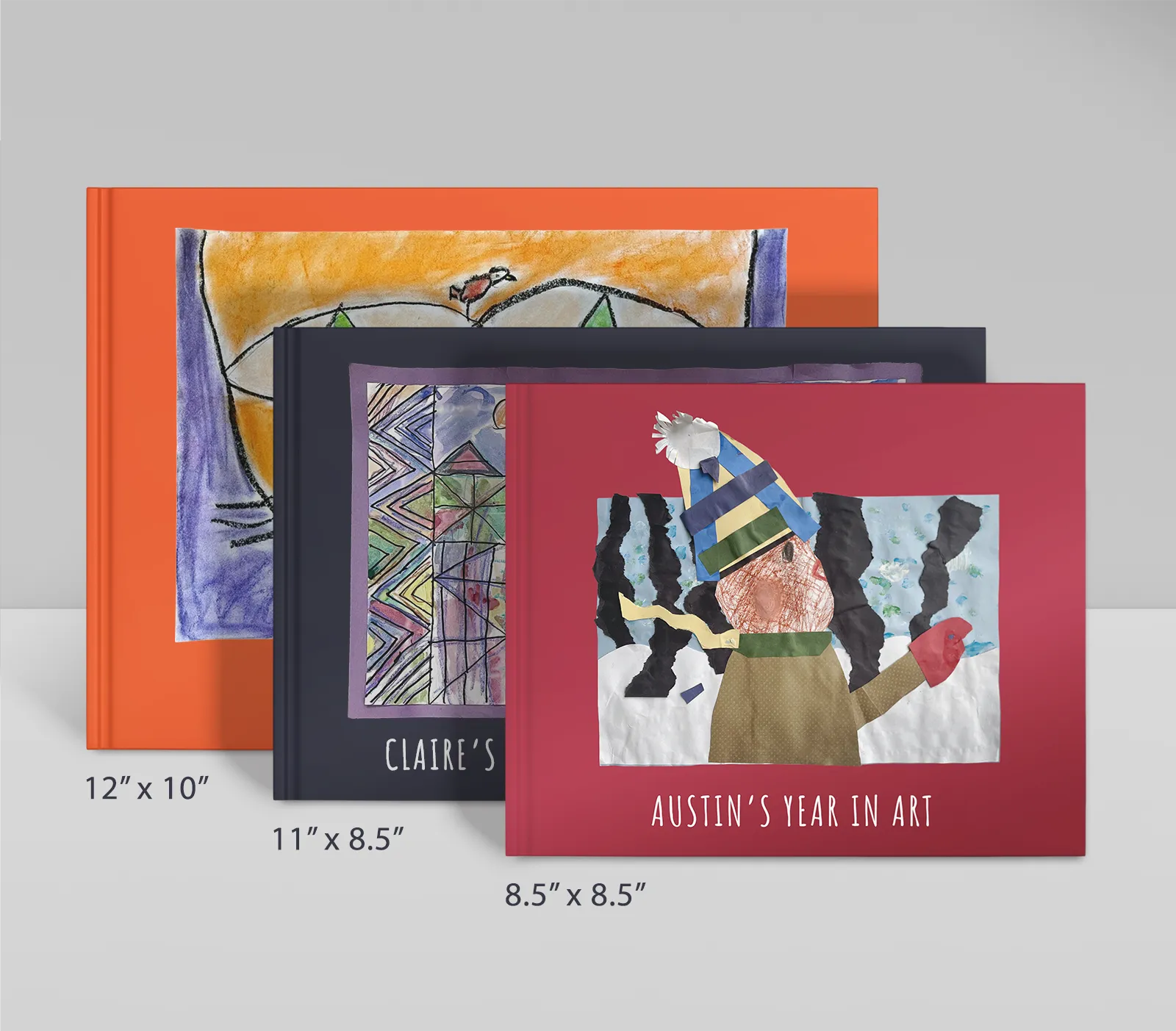 12" x 10" Hardcover Kid's Art Photo Book